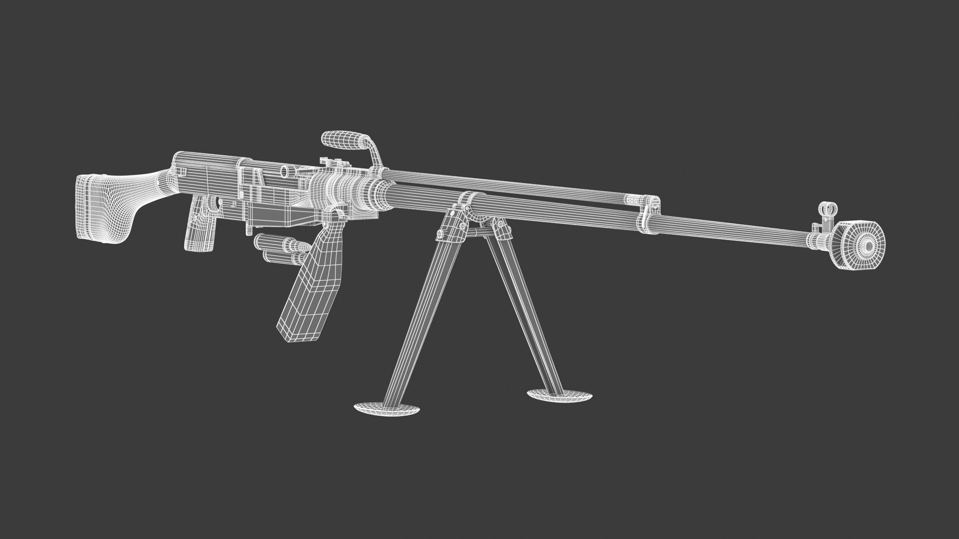 PTRS-41 model - TurboSquid 1793272