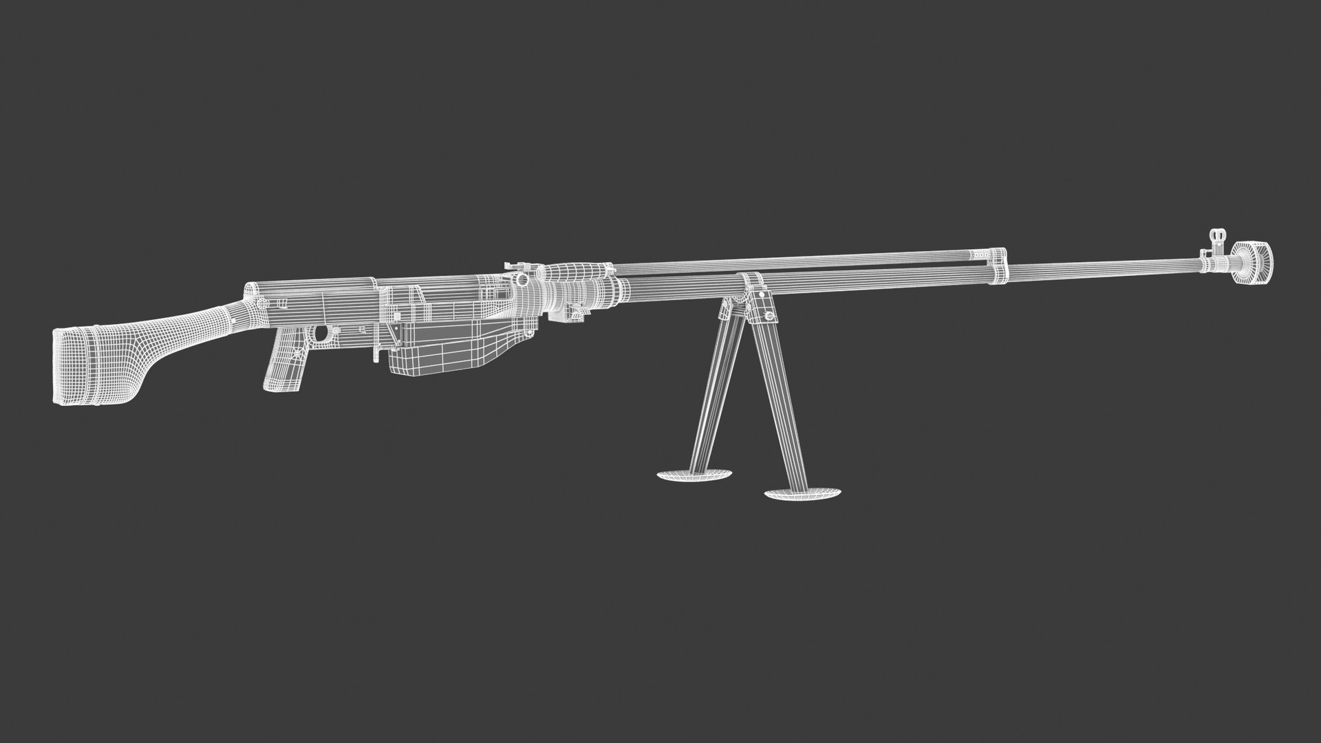 PTRS-41 model - TurboSquid 1793272