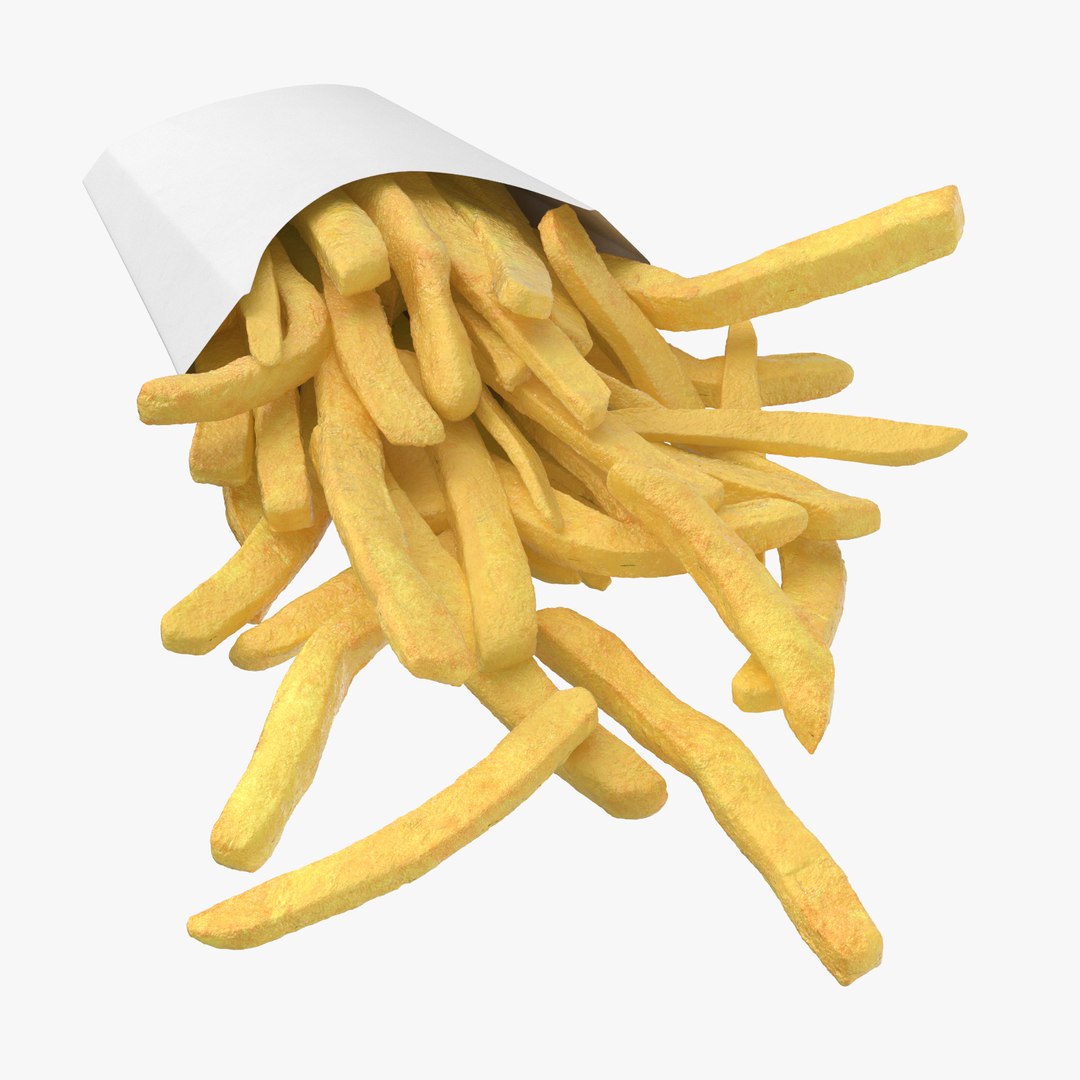 3D fries model - TurboSquid 1234490