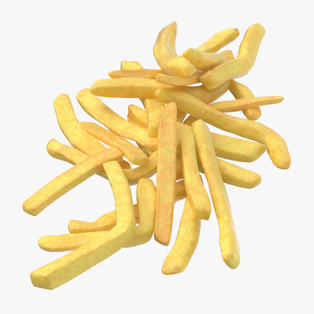 3D fries model - TurboSquid 1234490
