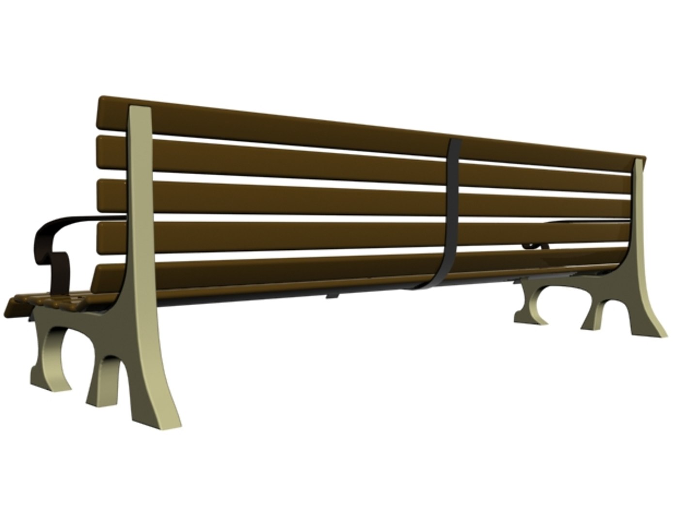 Free Park Bench 3d Model