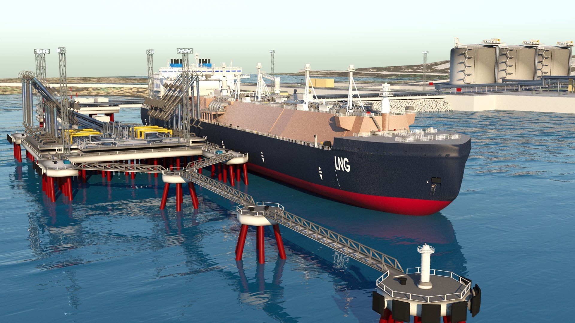 3D Model Sea Port - TurboSquid 1722617