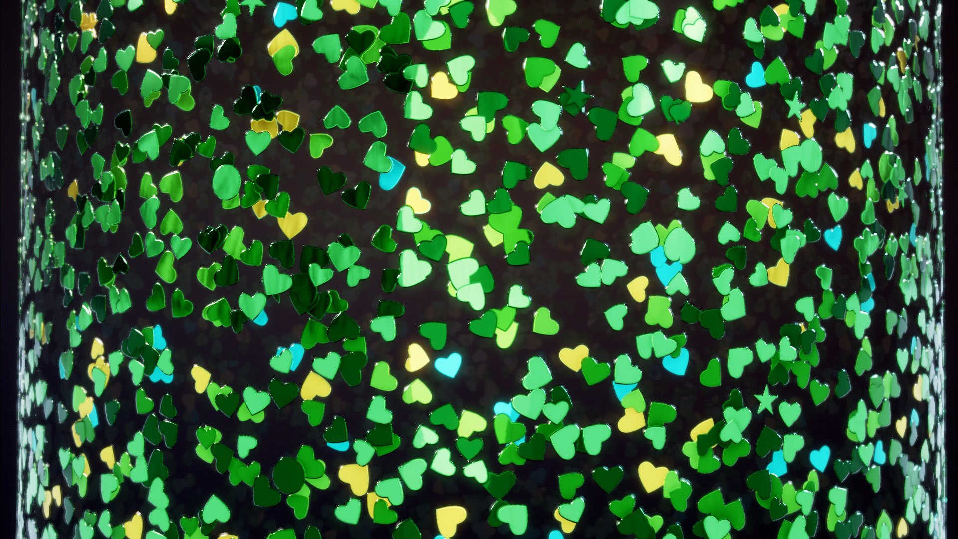 Multi-Shape Glitter Substance PBR Material And Textures 3D Model ...