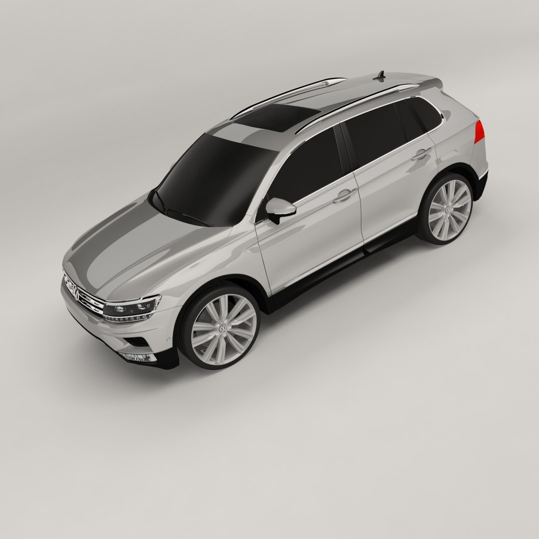 3D Volkswagen Tiguan 2015 Model - TurboSquid 1348781