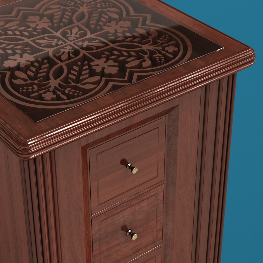 Classic Cabinet 3d Obj