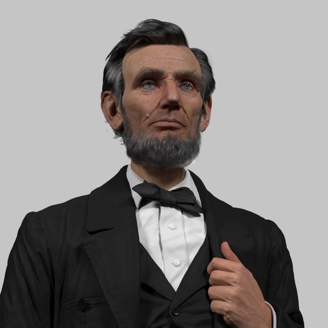 3D Model Abraham Bust - TurboSquid 1179381