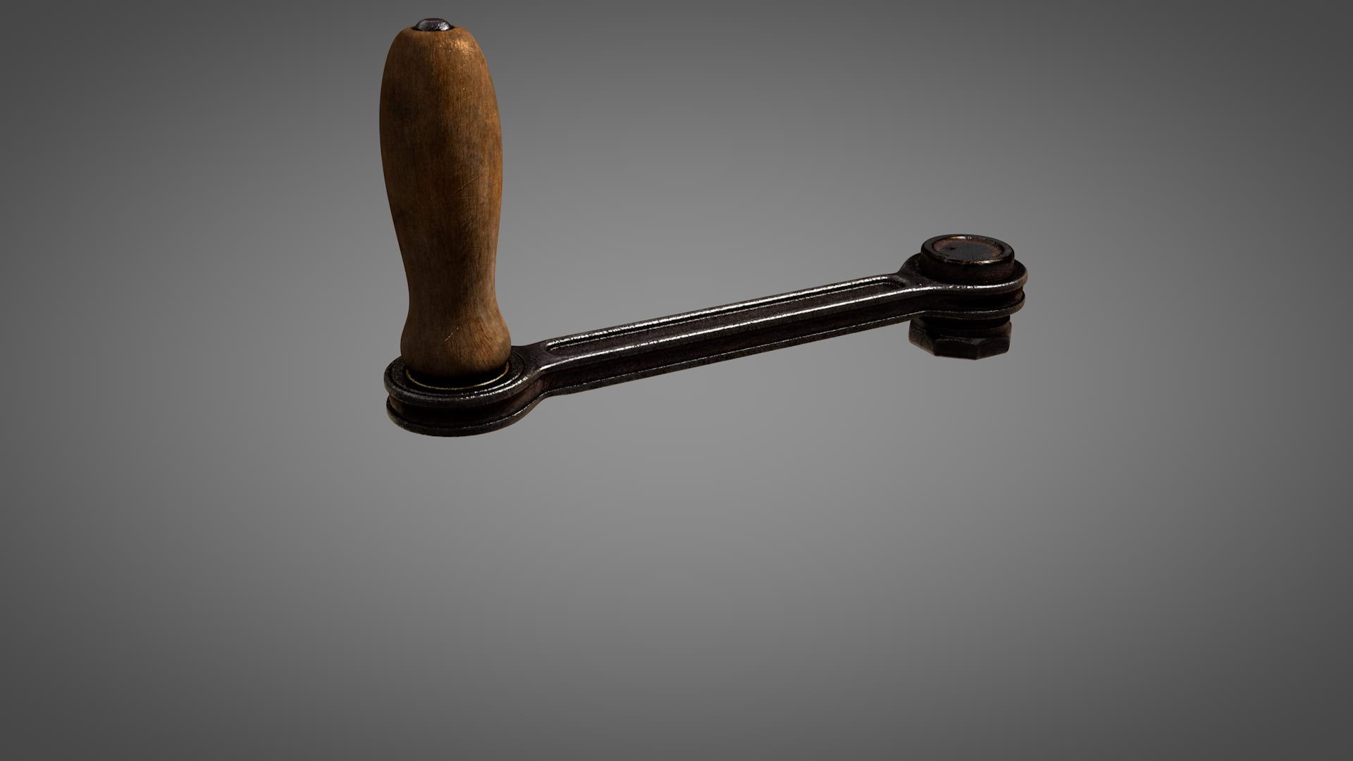 Crank Handle Hand 3D Model - TurboSquid 1497121