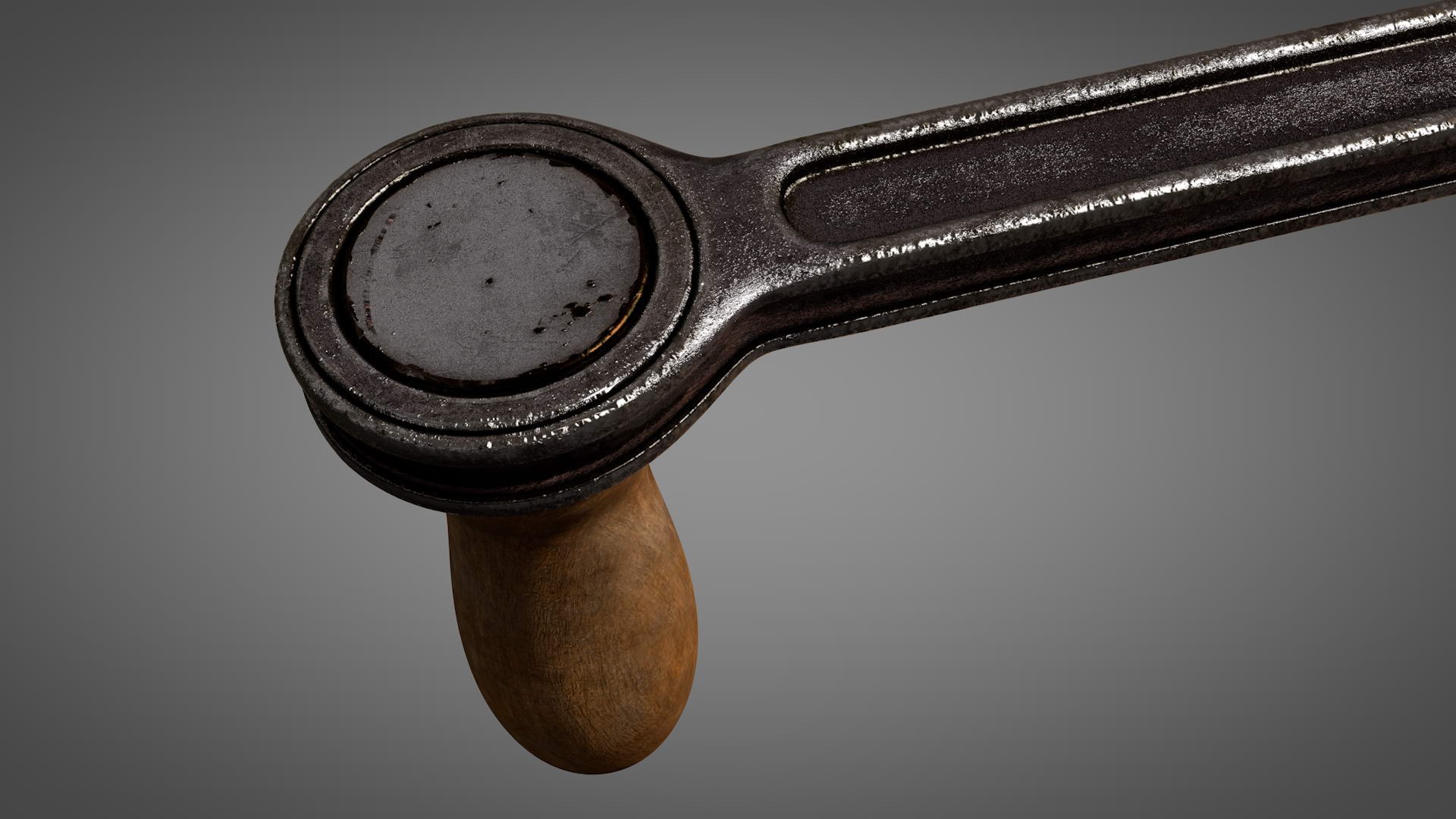 Crank Handle Hand 3D Model - TurboSquid 1497121