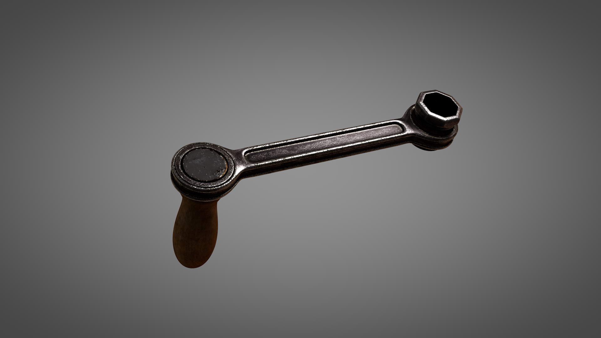 Crank Handle Hand 3D Model - TurboSquid 1497121
