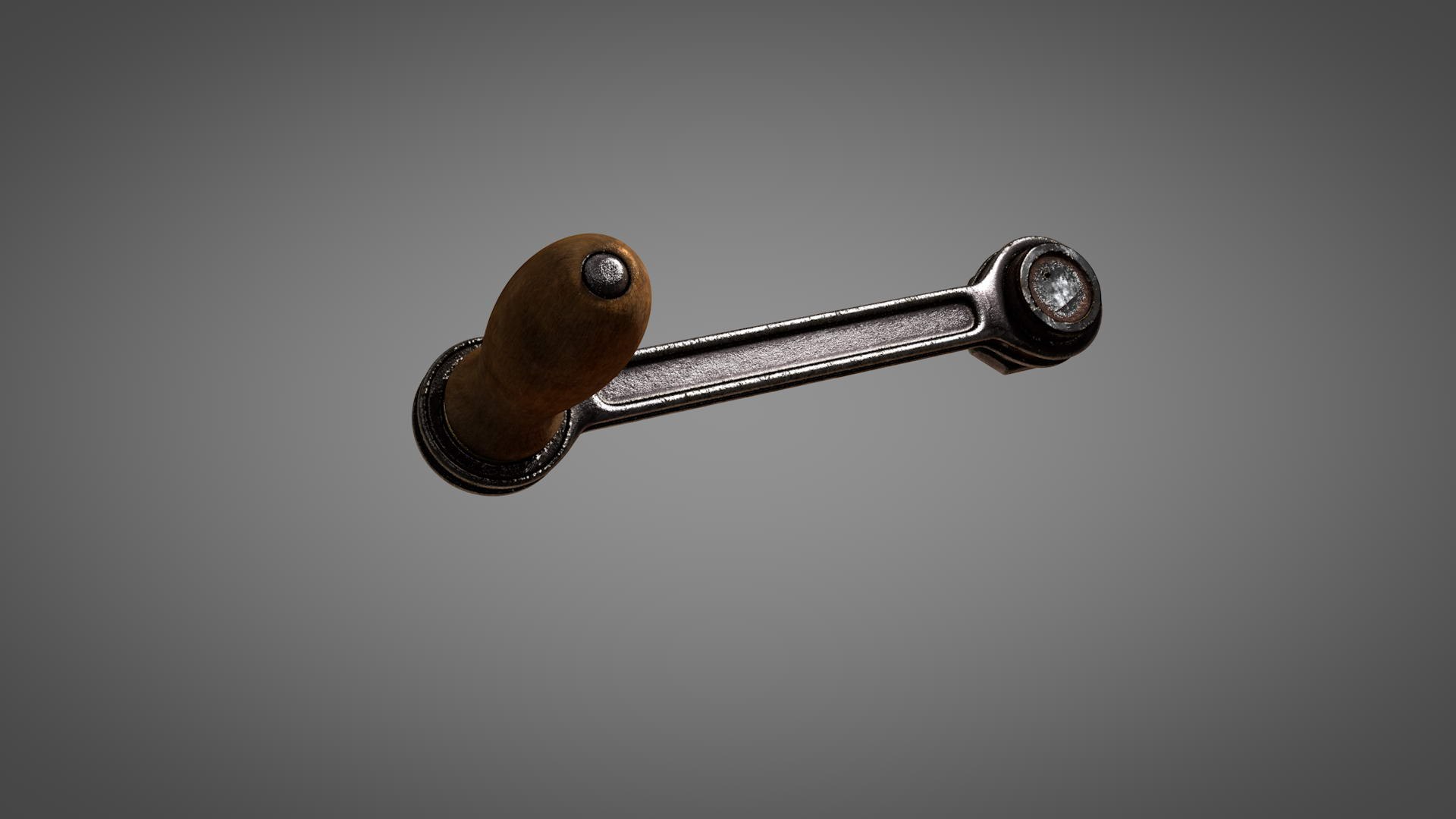 Crank Handle Hand 3D Model - TurboSquid 1497121