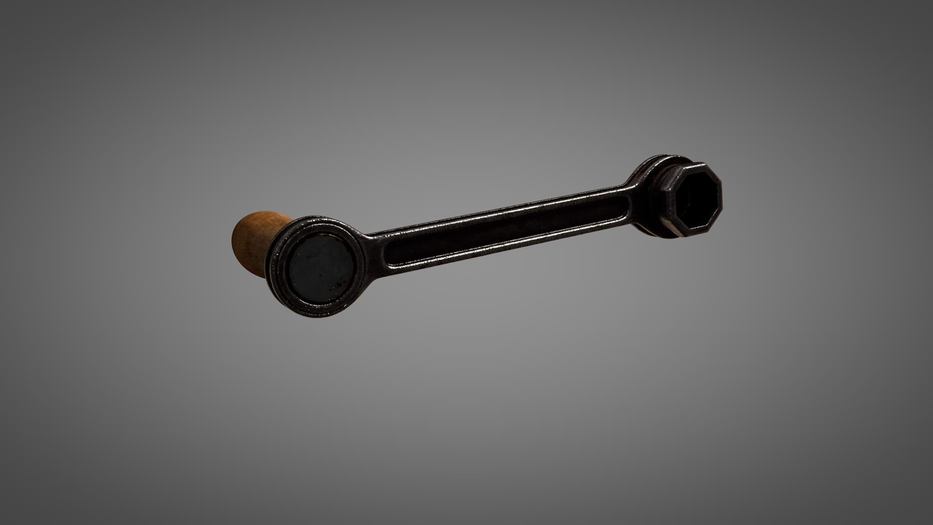 Crank Handle Hand 3D Model - TurboSquid 1497121