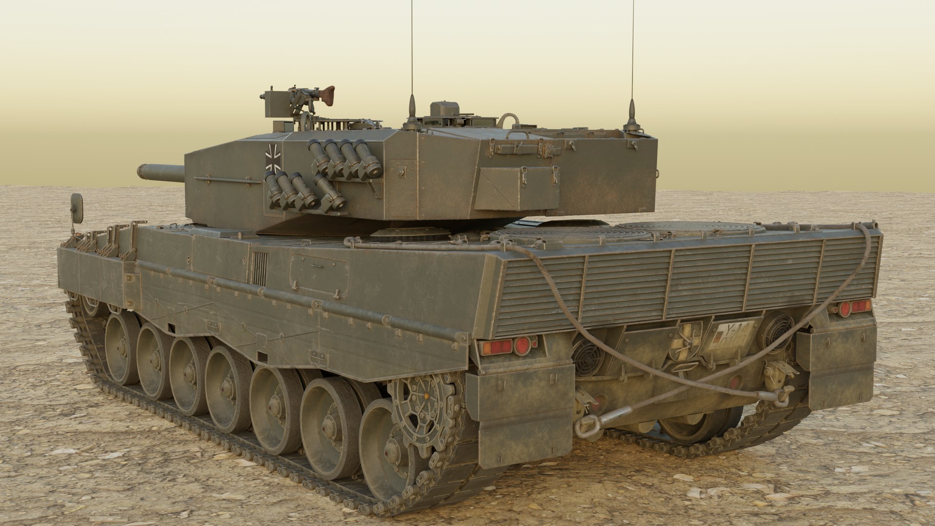 Leopard 2A4 3D Model - TurboSquid 2072055