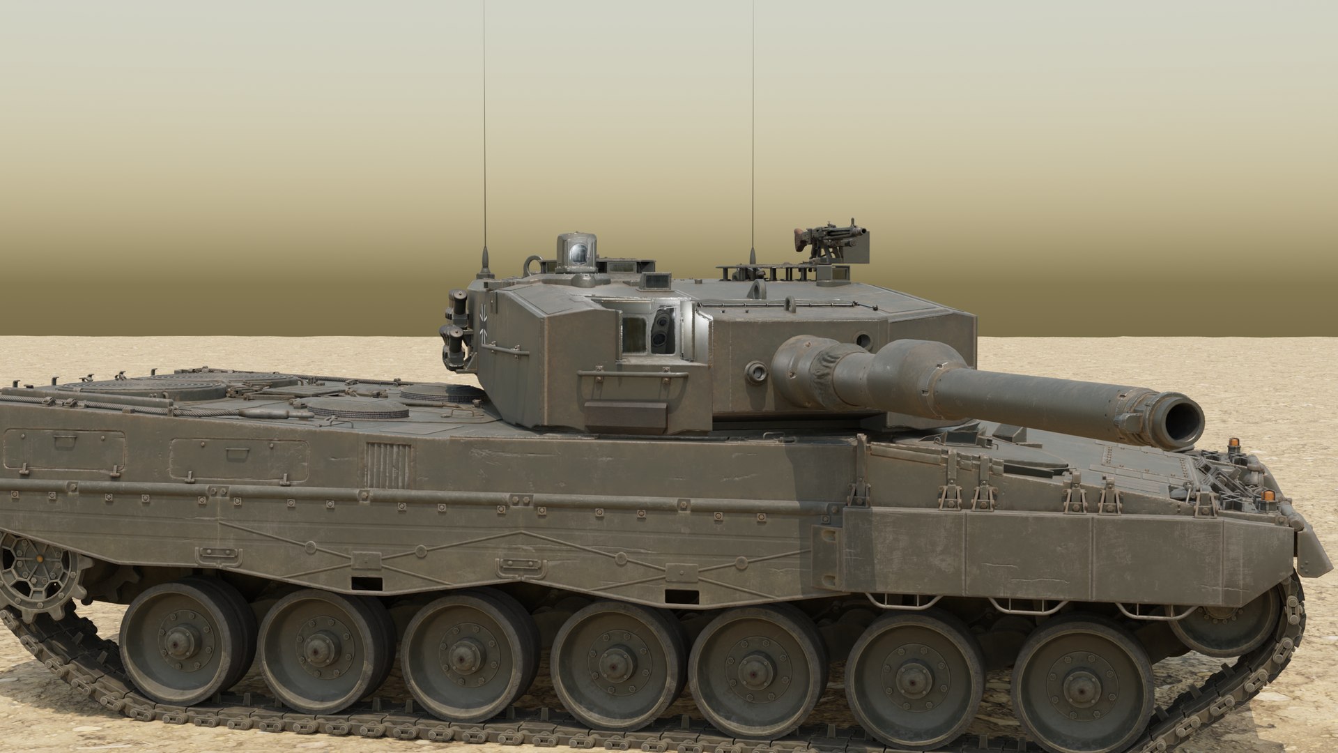 Leopard 2A4 3D Model - TurboSquid 2072055