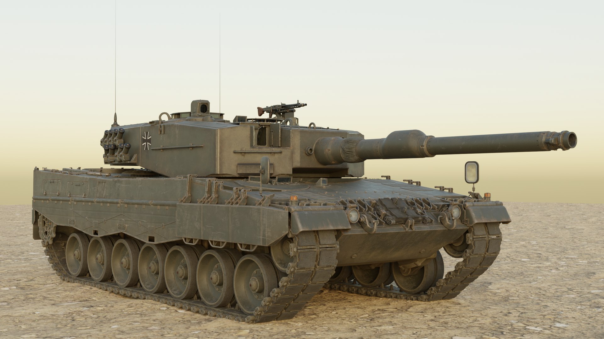 Leopard 2A4 3D Model - TurboSquid 2072055