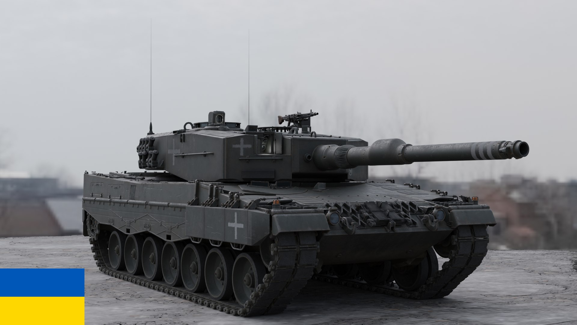 Leopard 2A4 3D Model - TurboSquid 2072055