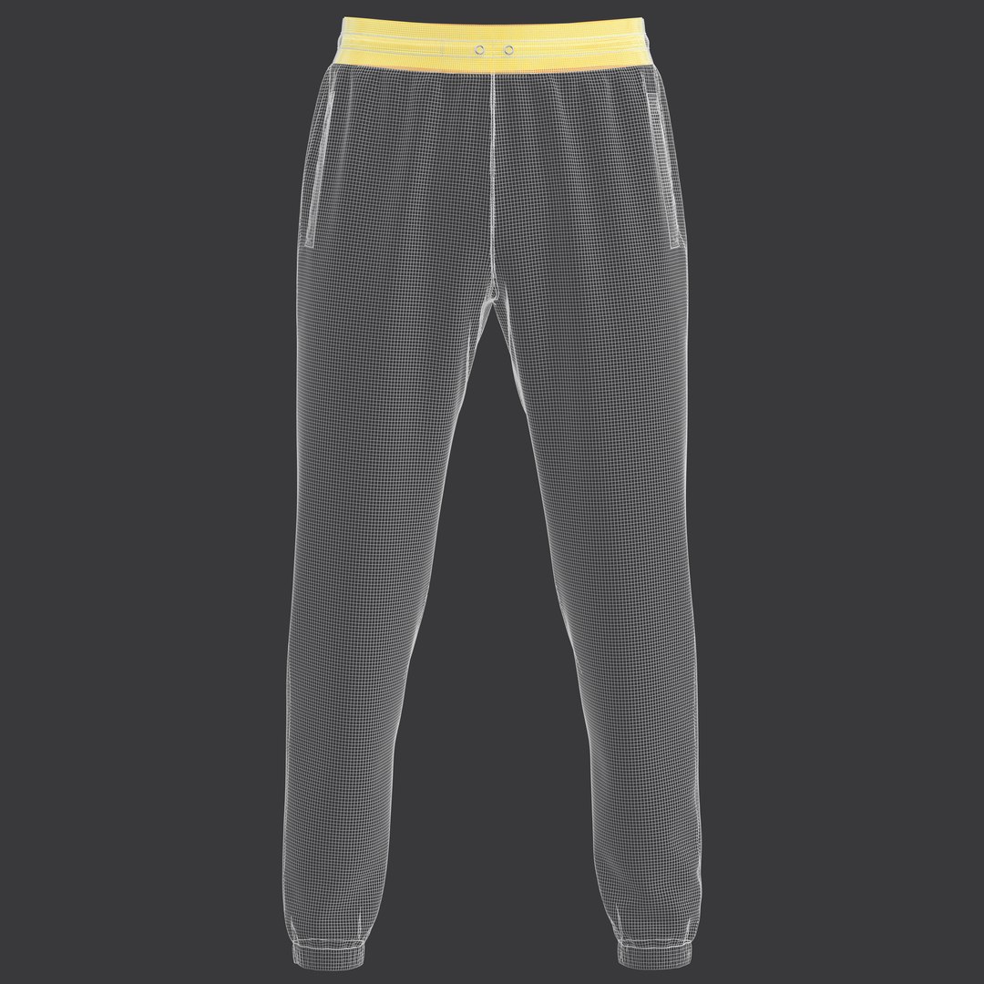 3D Knit Ribbed Jogger - TurboSquid 1980350