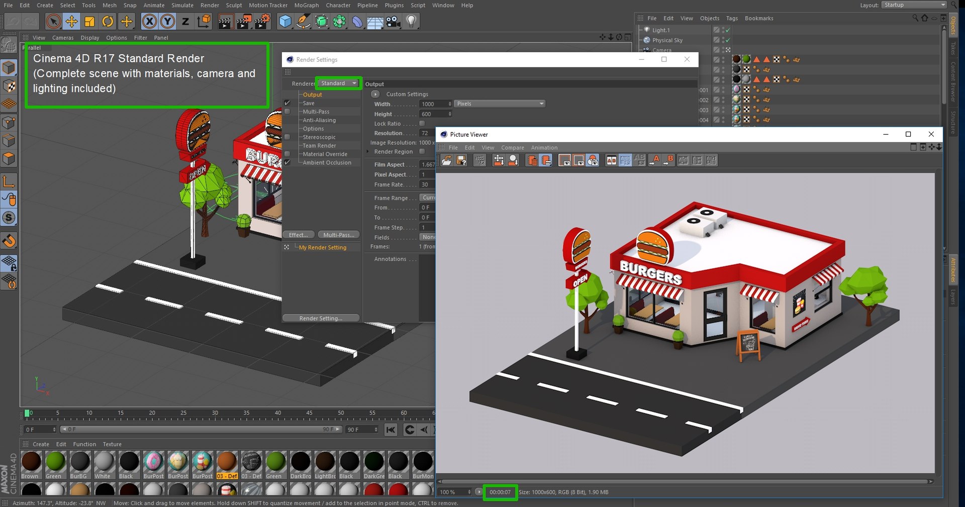 3D Fast Food Building - TurboSquid 1243133