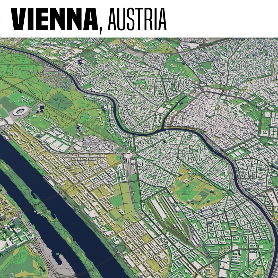 City Vienna 3D Model - TurboSquid 1433993