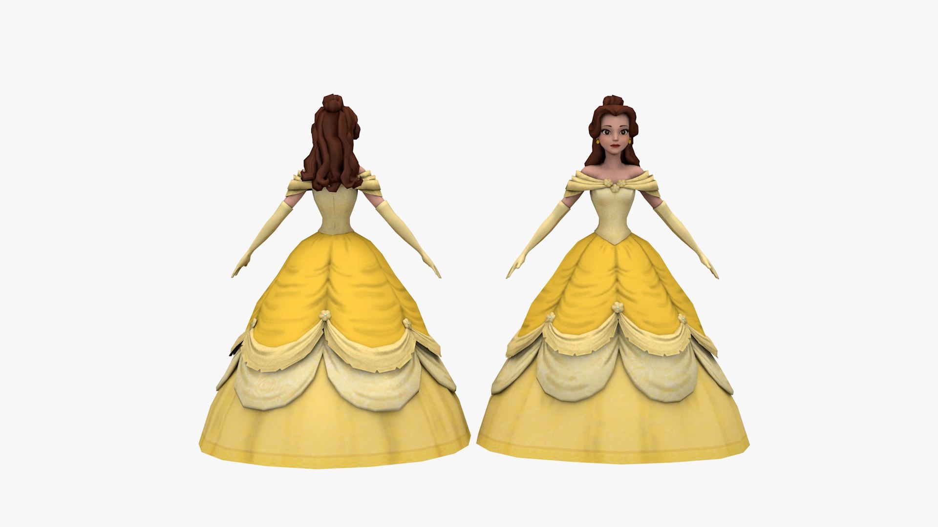 3D Belle Princess - TurboSquid 2374383