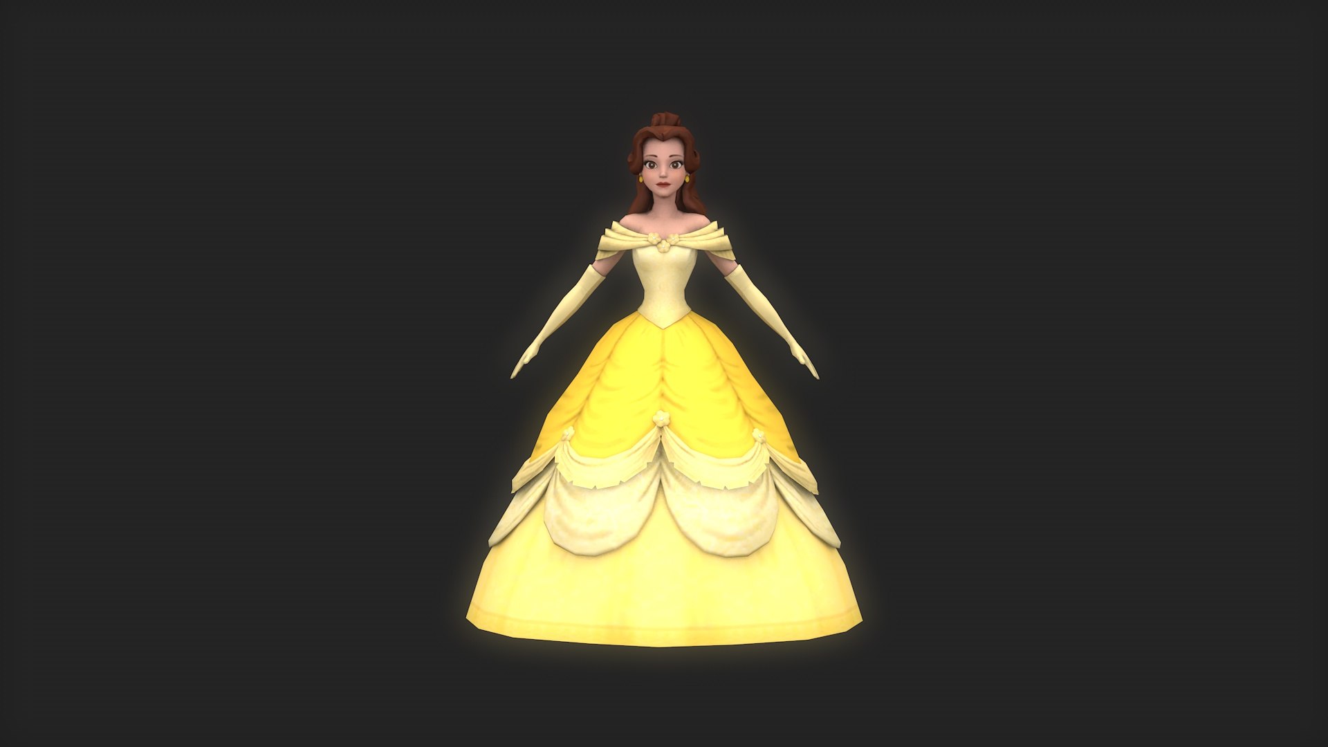 3D Belle Princess - TurboSquid 2374383