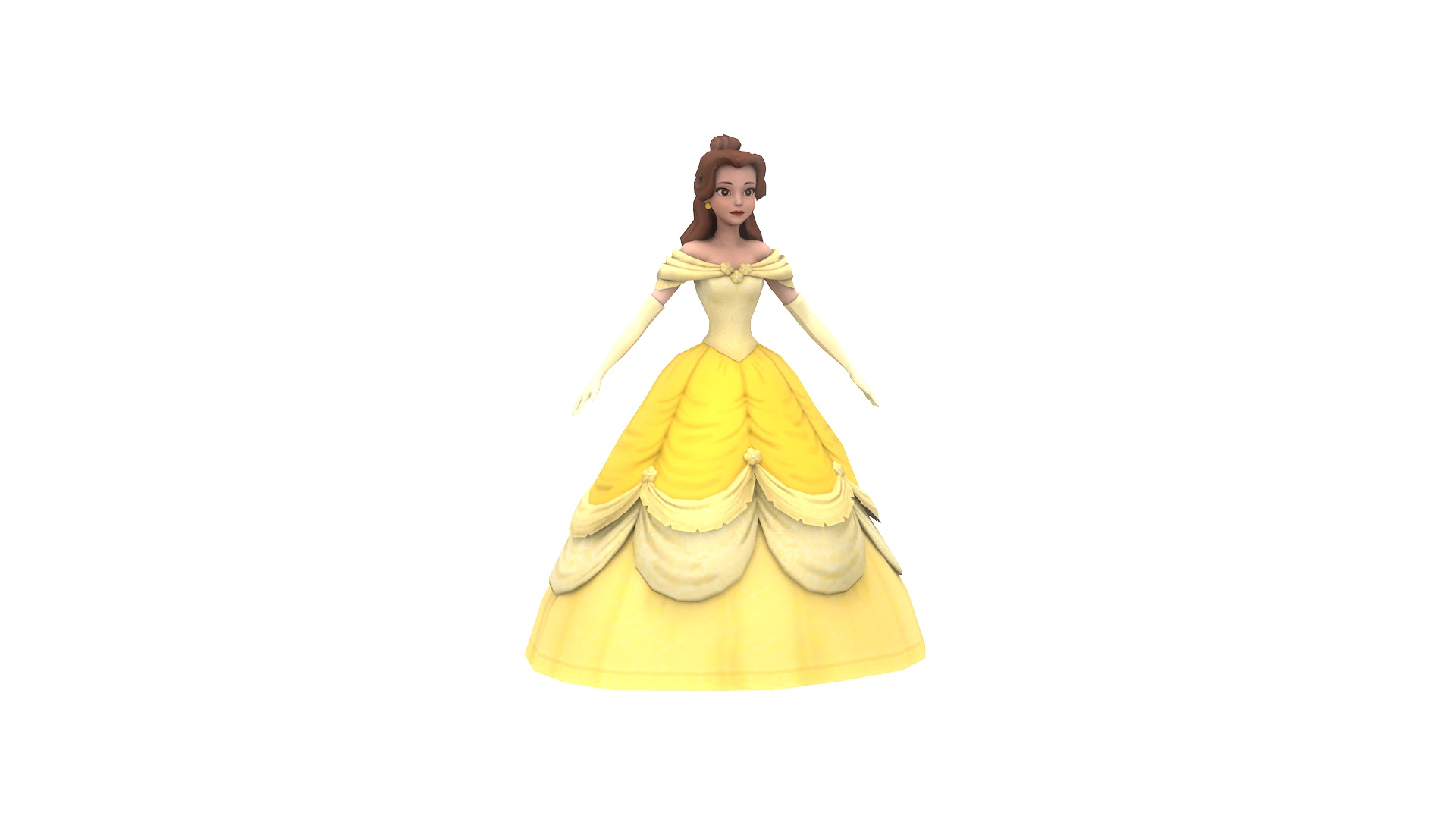 3D Belle Princess - TurboSquid 2374383