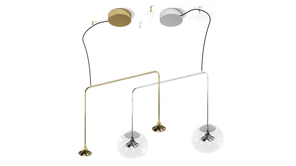 3D Alive Aluminium by Leds C4 Pendant Lamp - TurboSquid 1878168