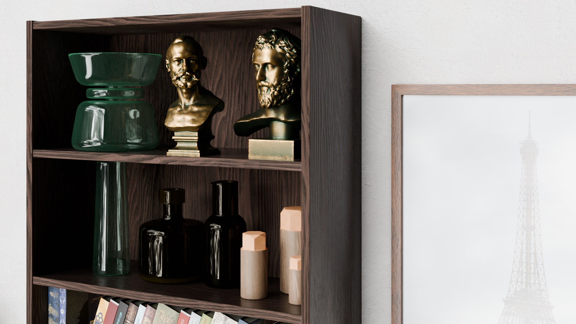 Billy bookcase 60 cm model - TurboSquid 2172214