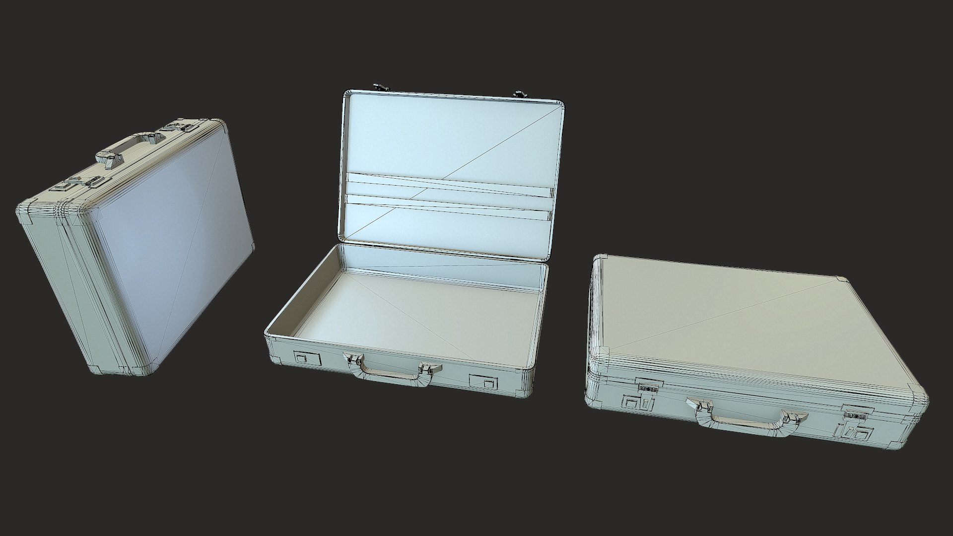 Metal Suitcase 3D model - TurboSquid 2156404
