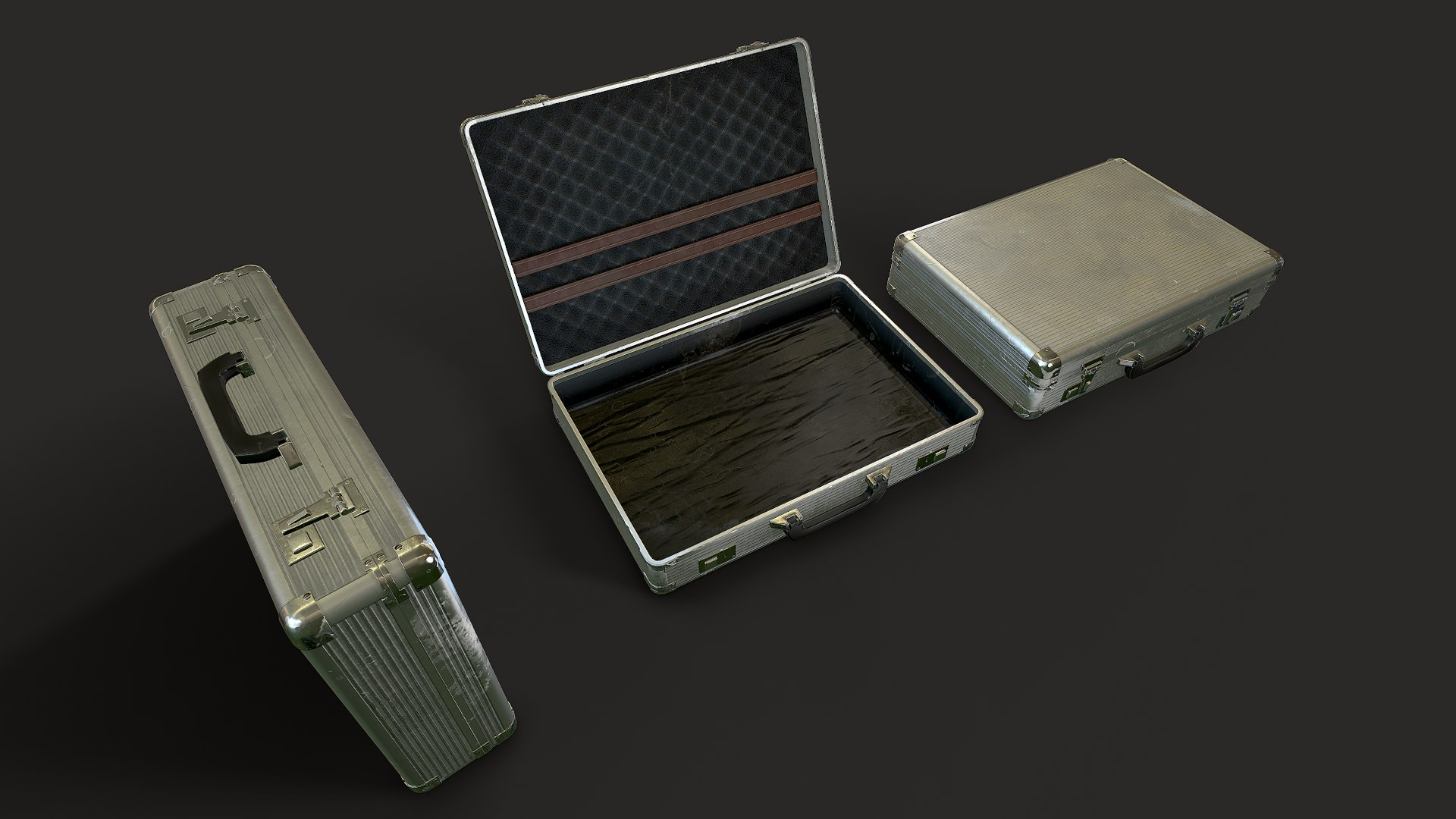 Metal Suitcase 3D model - TurboSquid 2156404