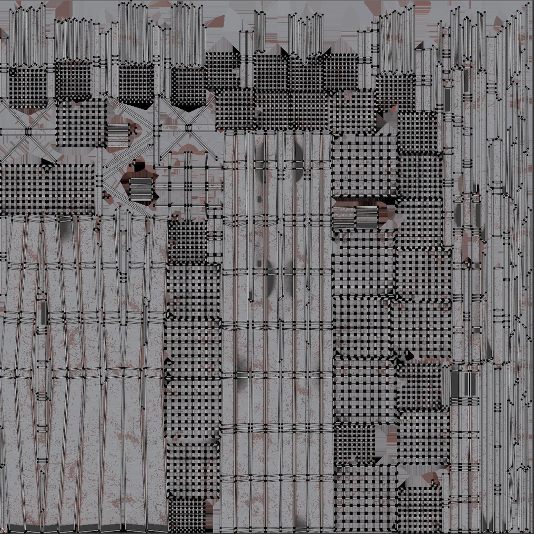 Antenna Tower Old Rusty Lowpoly 3D Model - TurboSquid 2212581