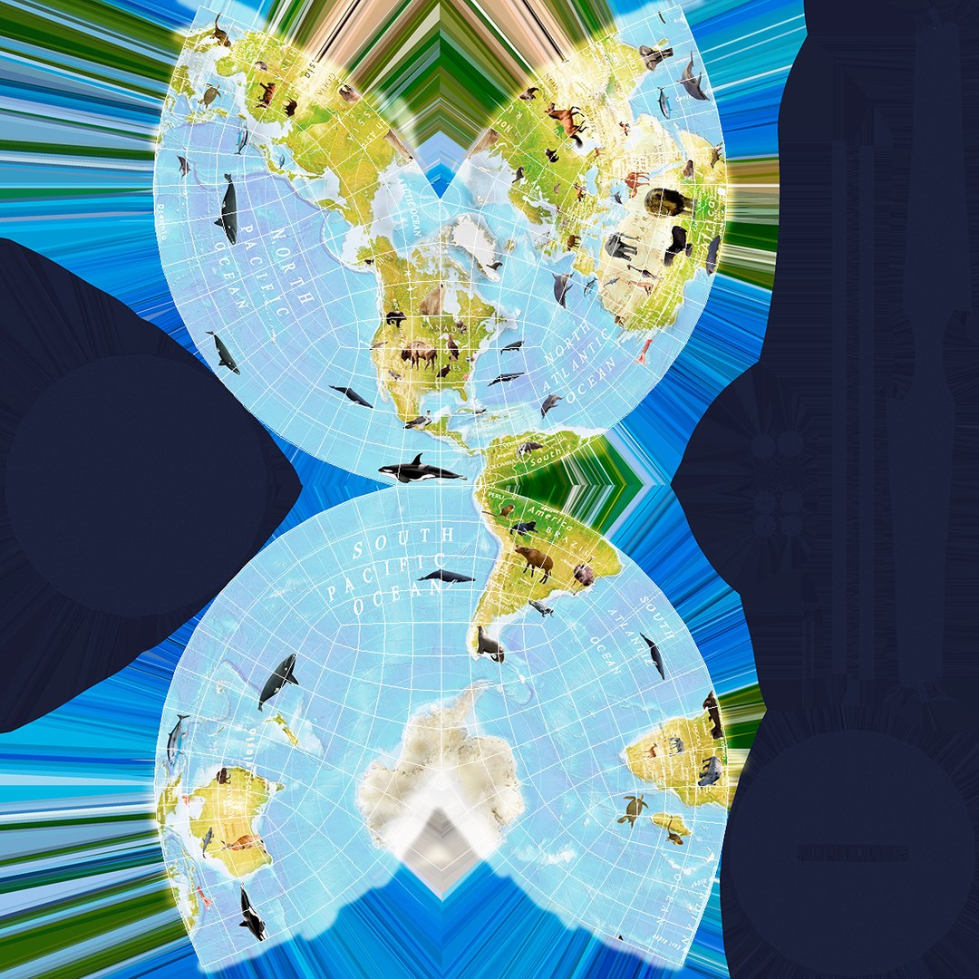 3D Animals World Globe - TurboSquid 1879441