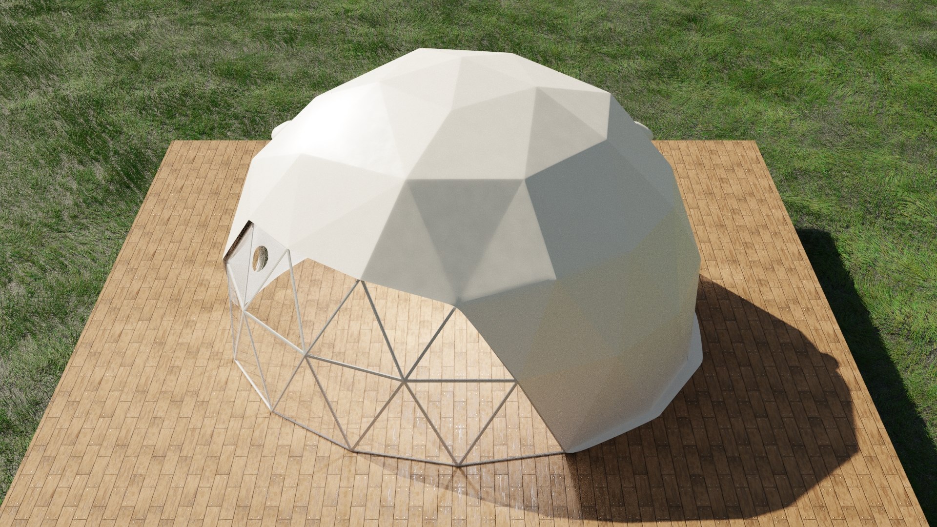 Geodesic Dome 3D Model - TurboSquid 1828061