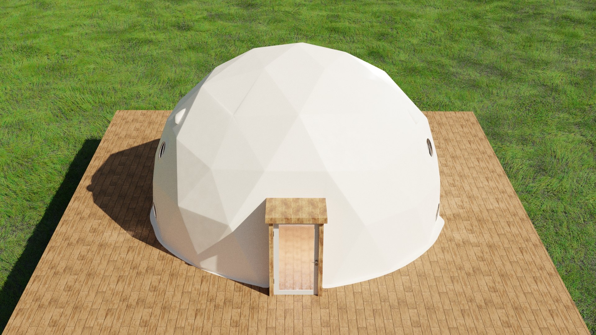 Geodesic Dome 3D Model - TurboSquid 1828061