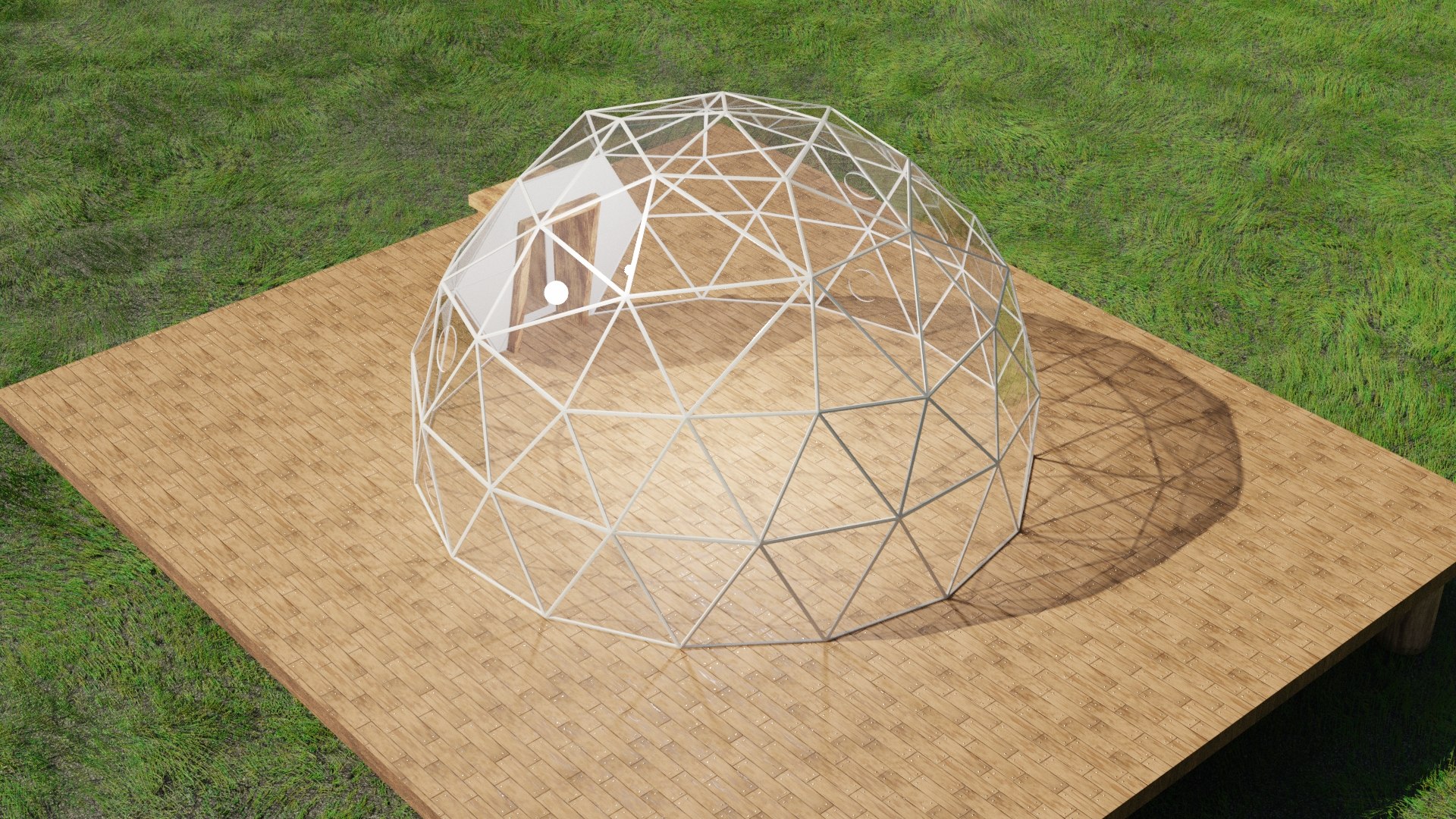Geodesic Dome 3D Model - TurboSquid 1828061