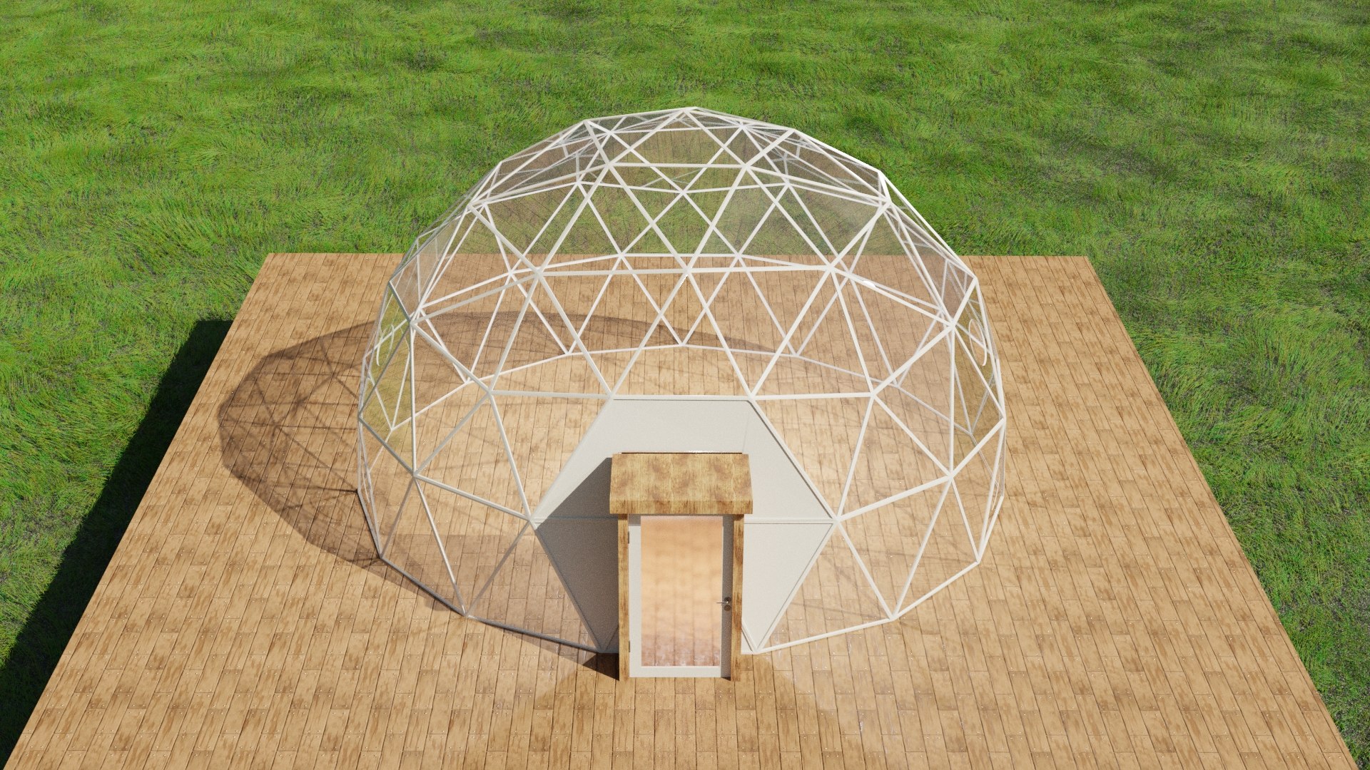 Geodesic Dome 3D Model - TurboSquid 1828061