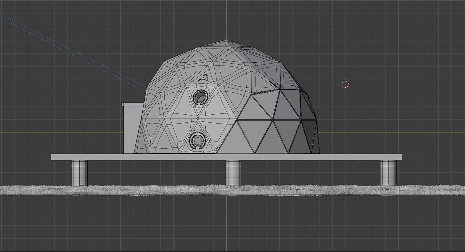 Geodesic Dome 3D Model - TurboSquid 1828061