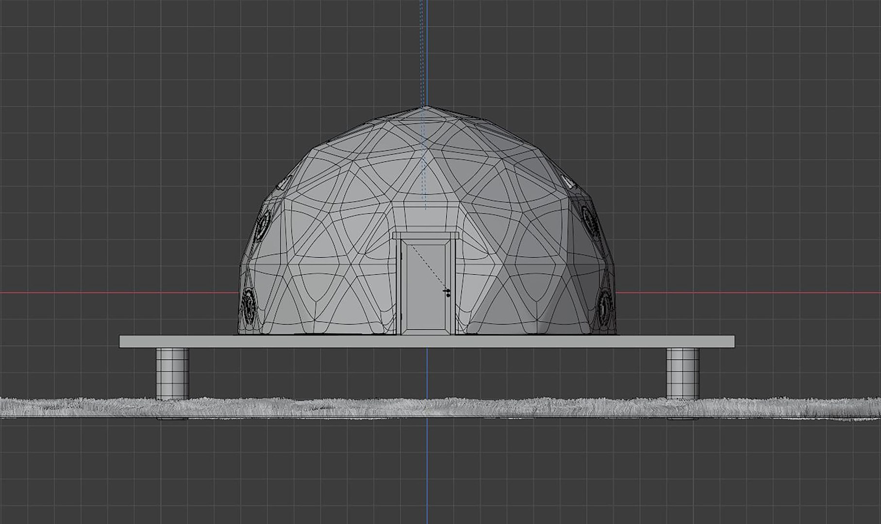 Geodesic Dome 3D Model - TurboSquid 1828061