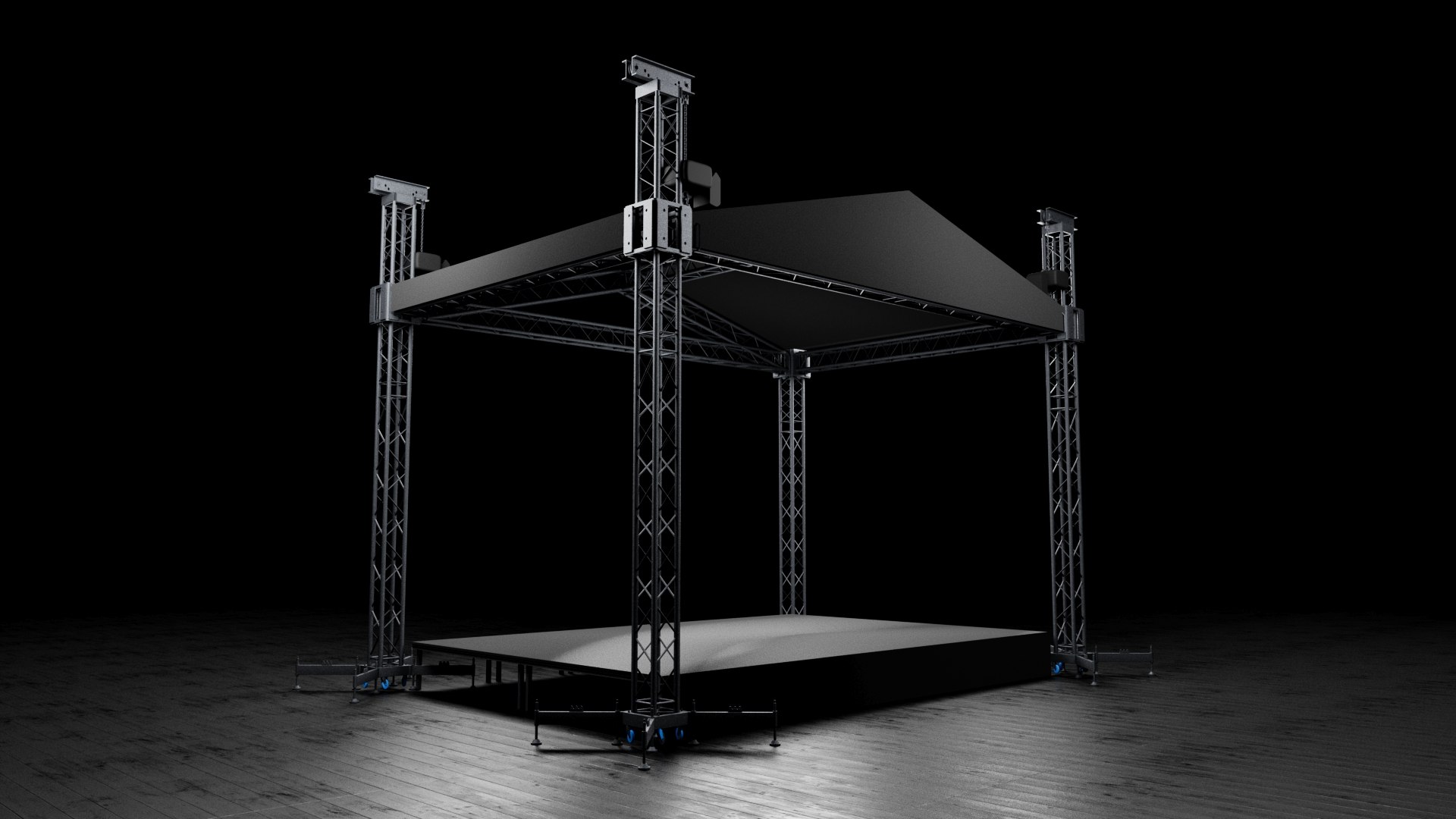 Concert Stage Detailed Model Model - TurboSquid 2365995
