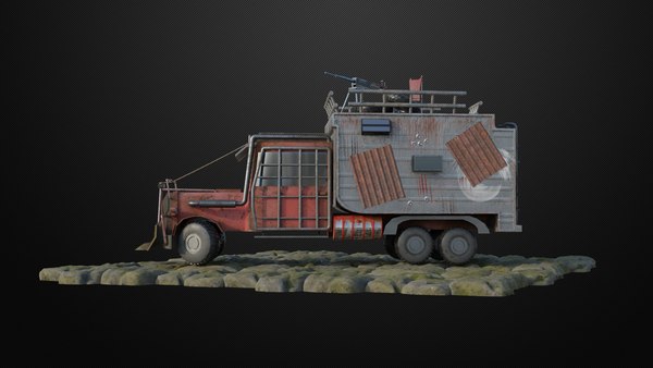 3D Apocalypse Car model - TurboSquid 1921426