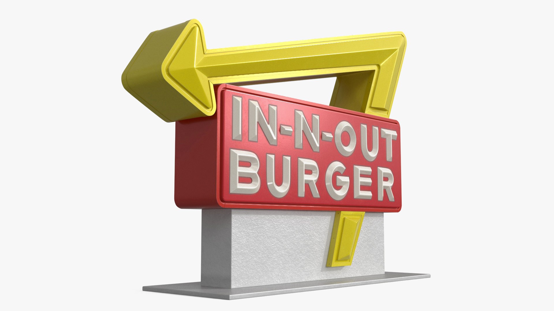 3D Model In N Out Burger Stand - TurboSquid 2278825