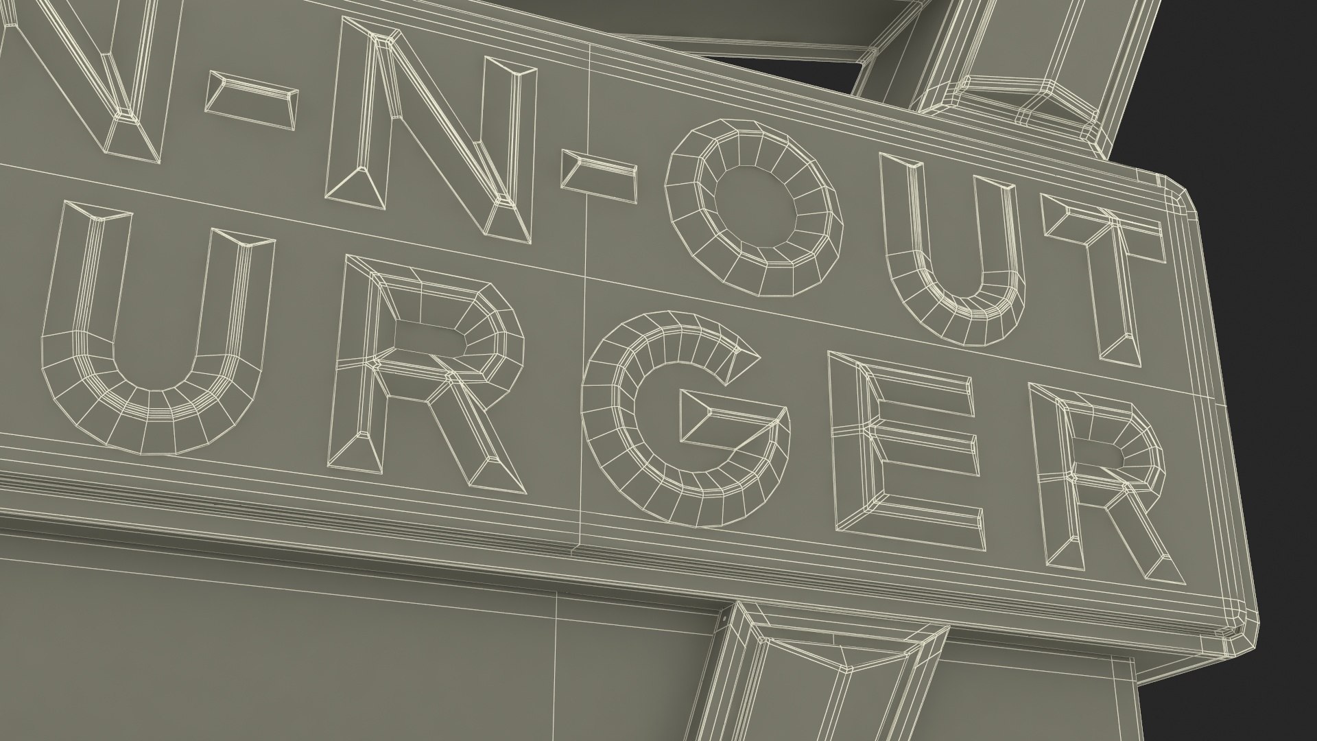 3D Model In N Out Burger Stand - TurboSquid 2278825