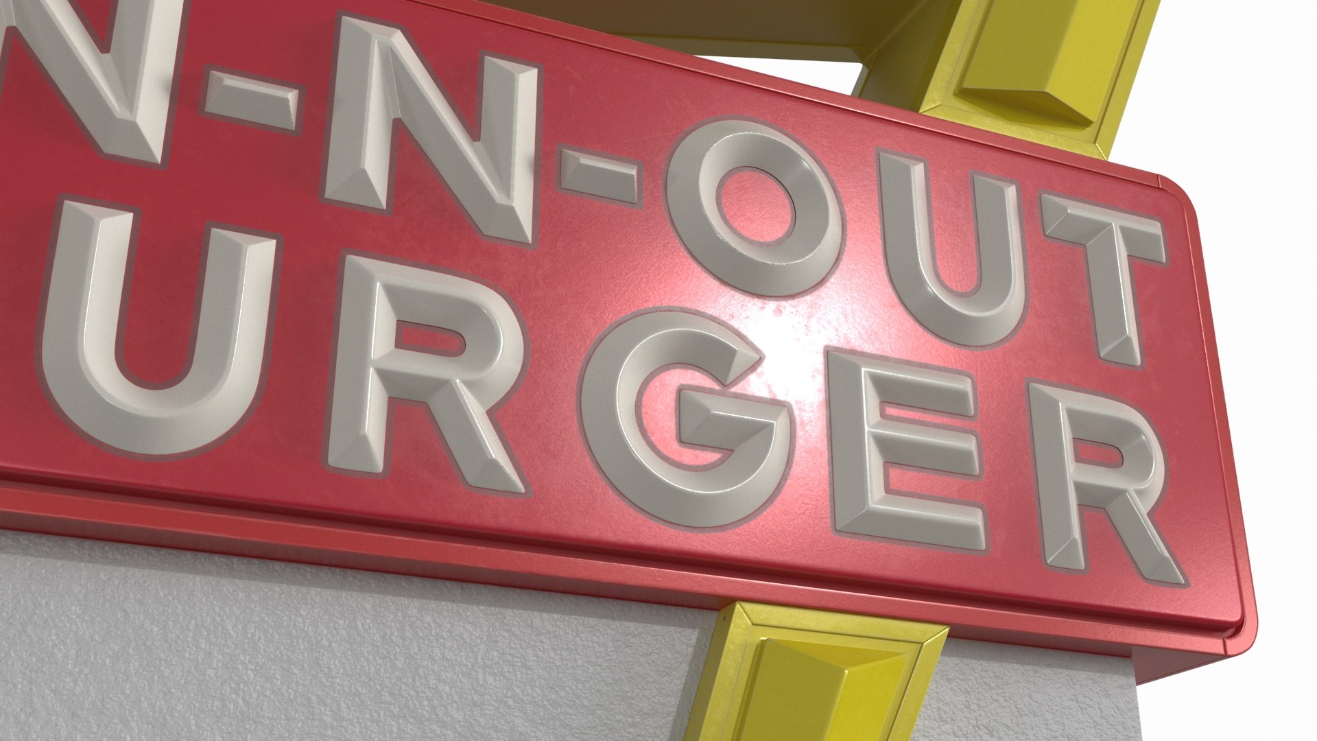 3D Model In N Out Burger Stand - TurboSquid 2278825
