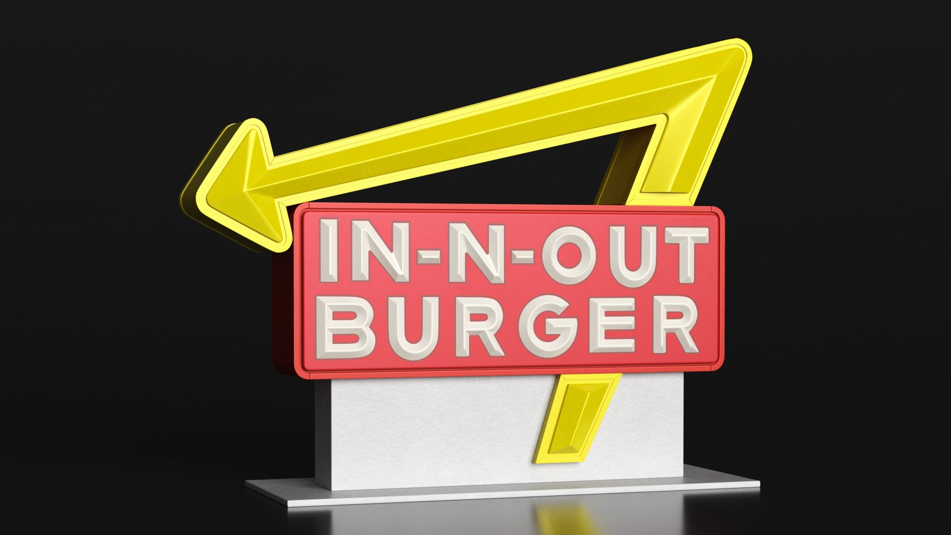 3D Model In N Out Burger Stand - TurboSquid 2278825