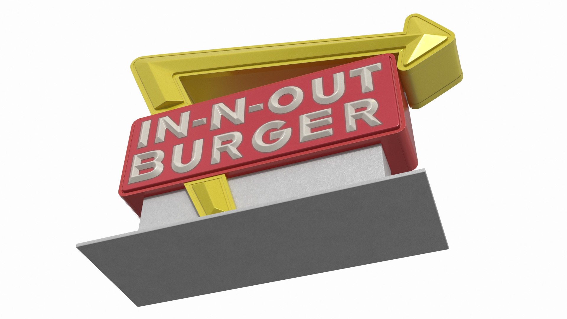 3D Model In N Out Burger Stand - TurboSquid 2278825