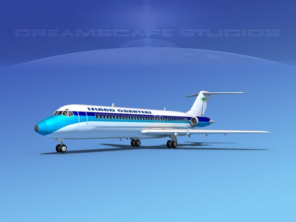 Mcdonnell Douglas Mcdonnell-Douglas-Dc-9 3D Models for Download ...