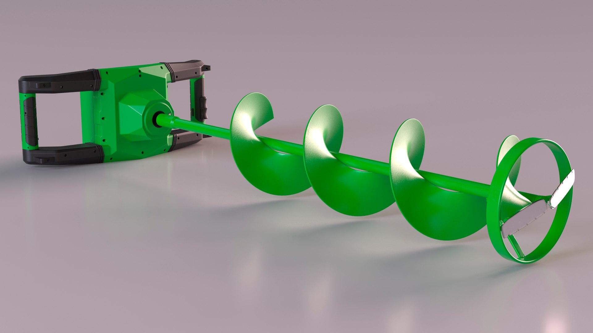 Electric Ice Auger Green 3D Model - TurboSquid 2170145