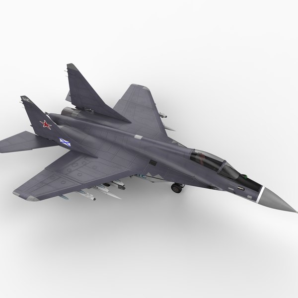 mig-29k fighter aircraft 3ds