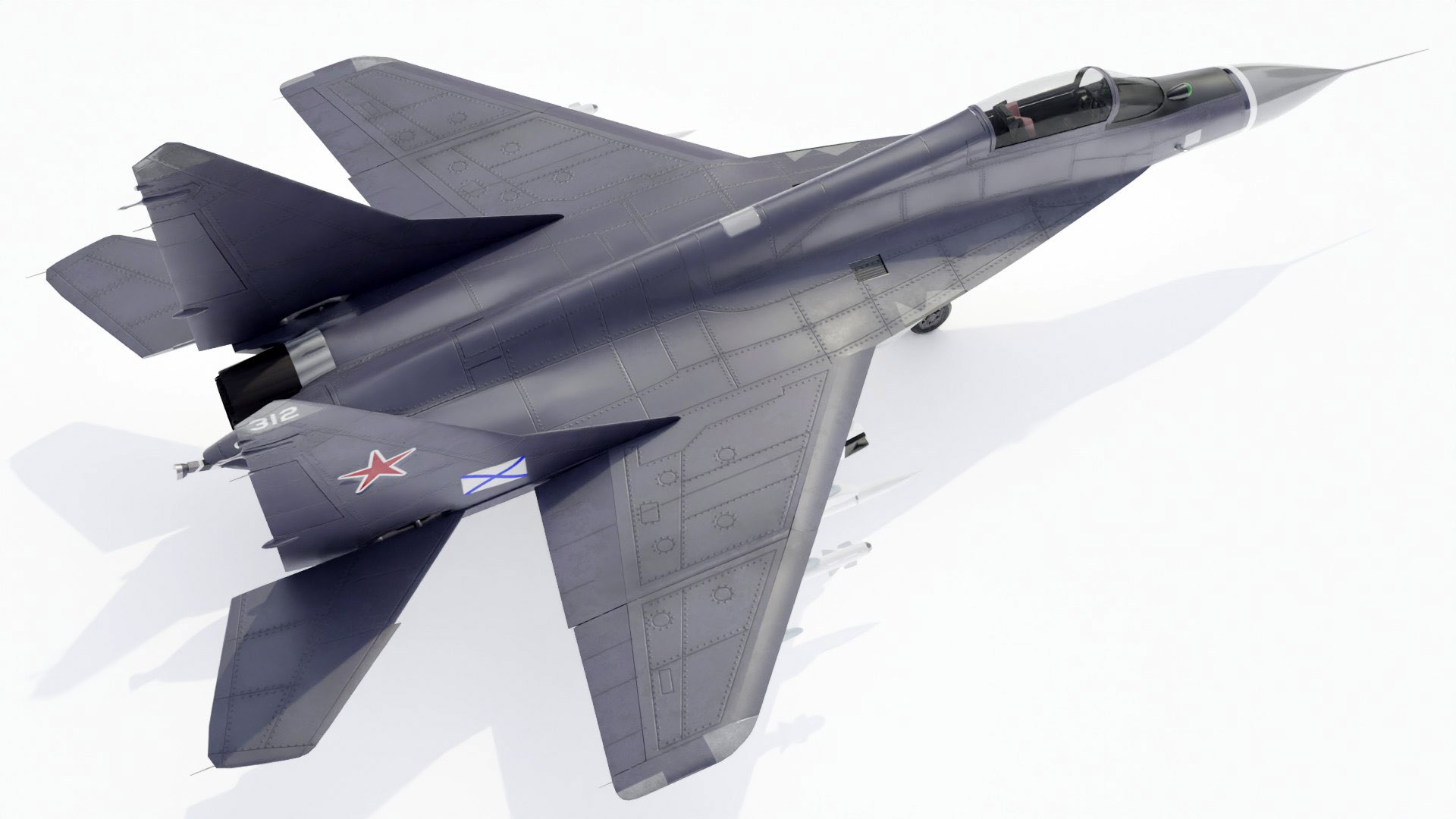 mig-29k fighter aircraft 3ds