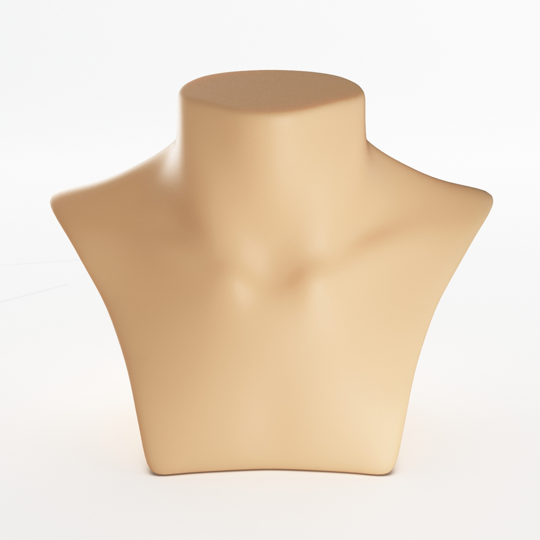 3d Model Female Neck