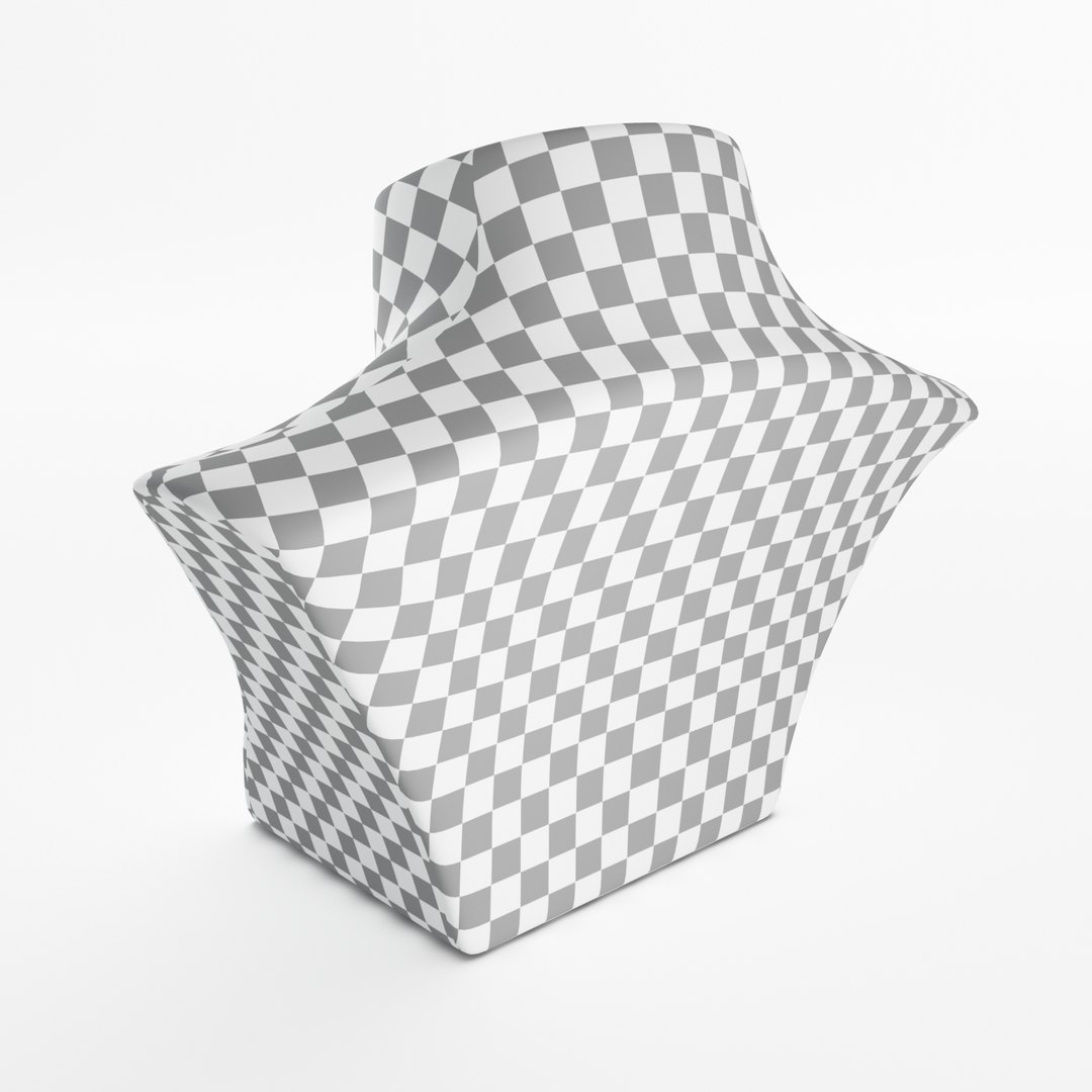 3d Model Female Neck